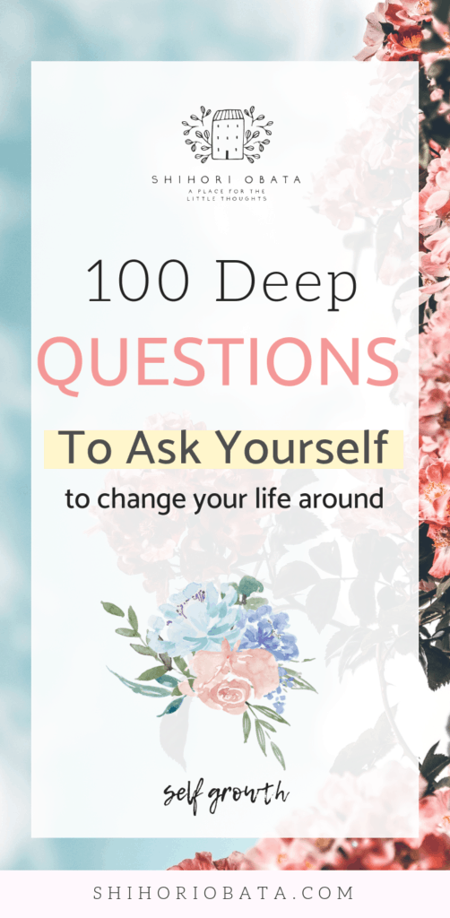 100 Questions To Ask Yourself For Self Growth Free Printable 