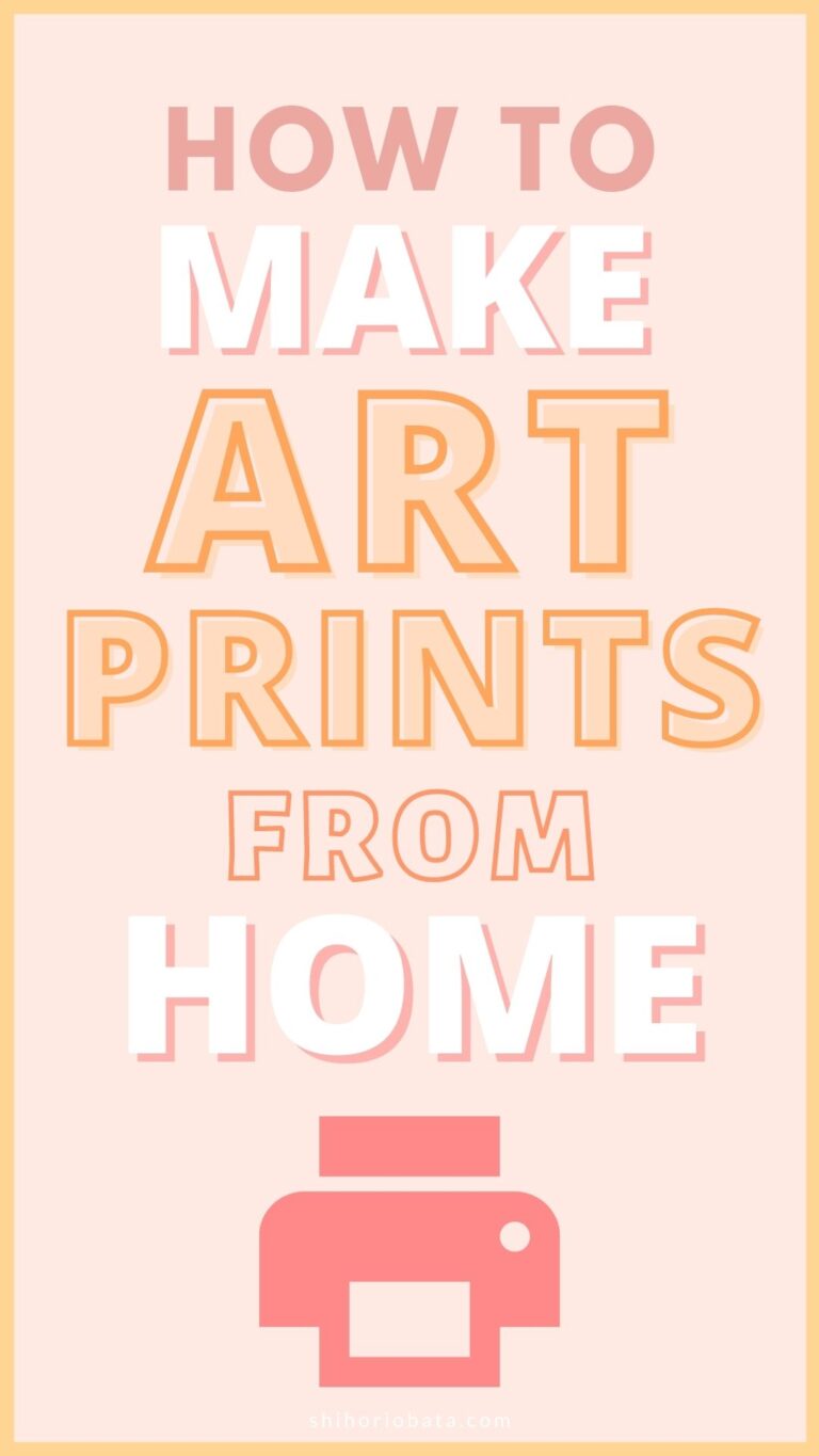 How to Make Art Prints At Home
