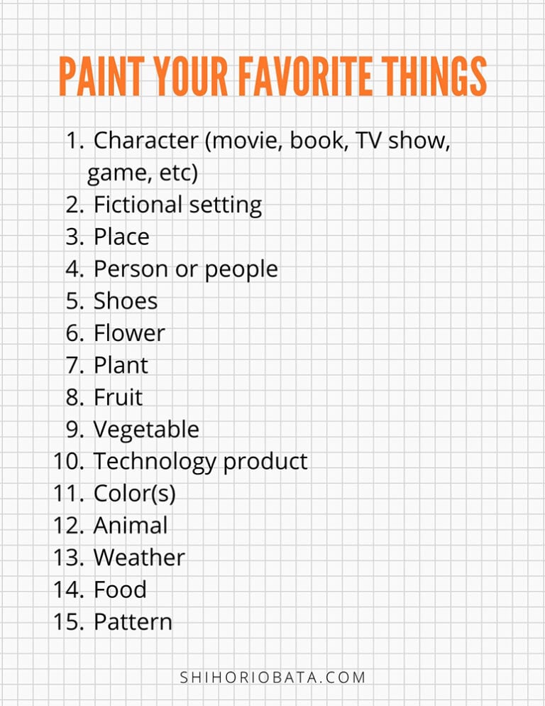 100+ Painting Prompts for Creative Inspiration (With Printable)