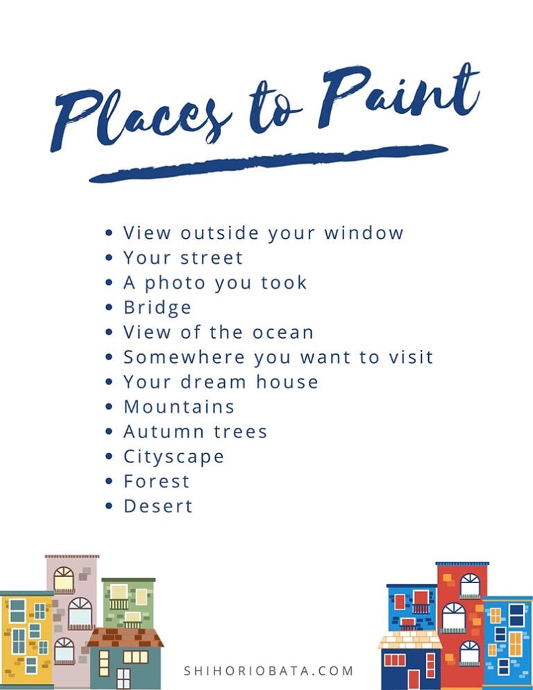 100+ Painting Prompts for Creative Inspiration (With Printable)