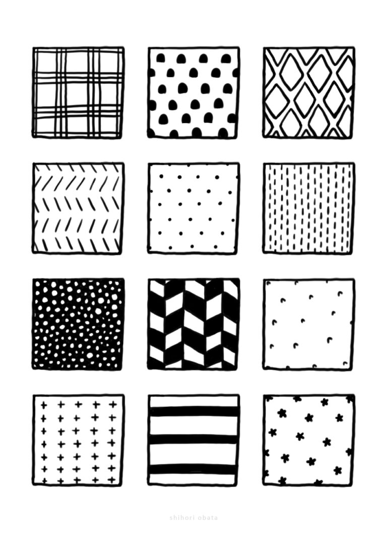 100 Fun Easy Patterns To Draw