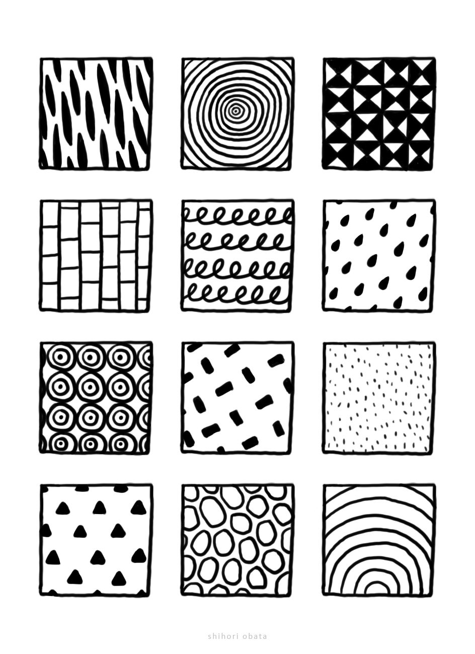 100 Fun Easy Patterns To Draw