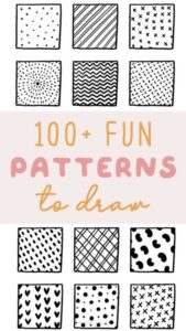 100+ Fun, Easy Patterns to Draw