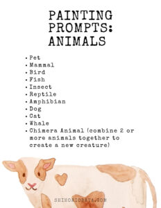 100+ Painting Prompts for Creative Inspiration (With Printable)