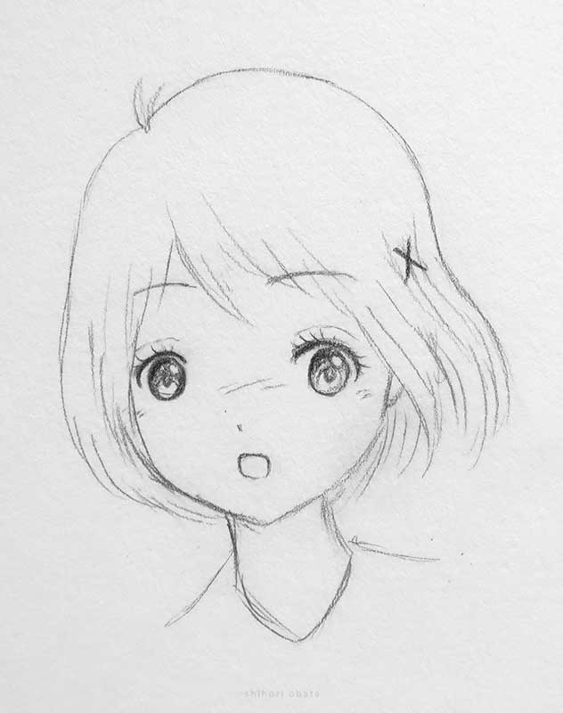 Cute Anime Girl Pencil Drawing Danielaboltres de Cute Anime Girl Pencil Drawing Danielaboltres de