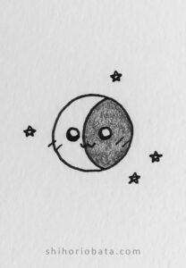 30 Easy Moon Drawing Ideas