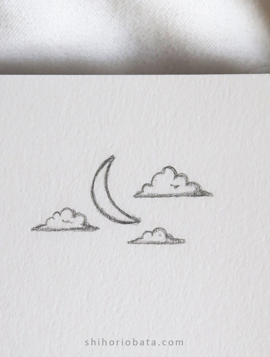30 Easy Moon Drawing Ideas