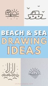 22 Easy Beach and Seascape (Summer) Drawing Ideas