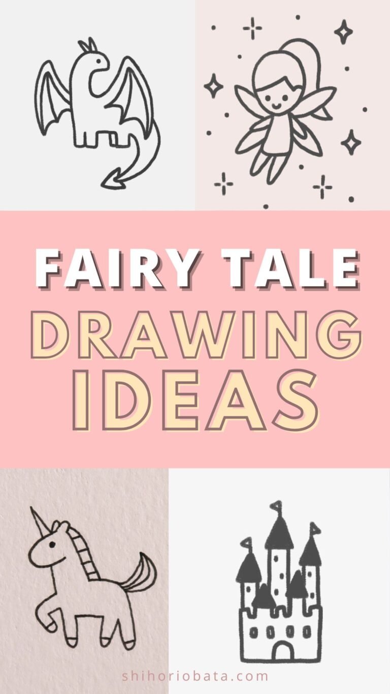 22 Easy Fairy Tale Drawing Ideas: Fairies, Elves, Unicorns & More