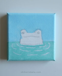DIY Easy Frog Painting on Mini Canvas: Step by Step Tutorial