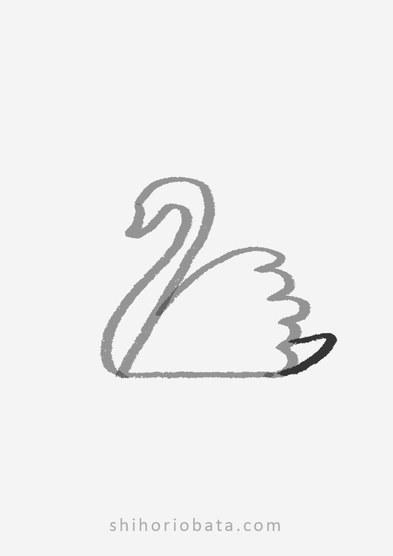Easy Swan Drawing: Step-by-Step Tutorial