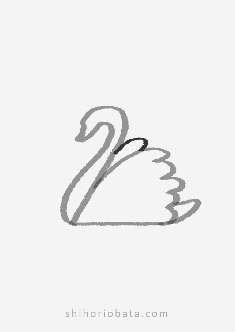 Easy Swan Drawing: Step-by-Step Tutorial