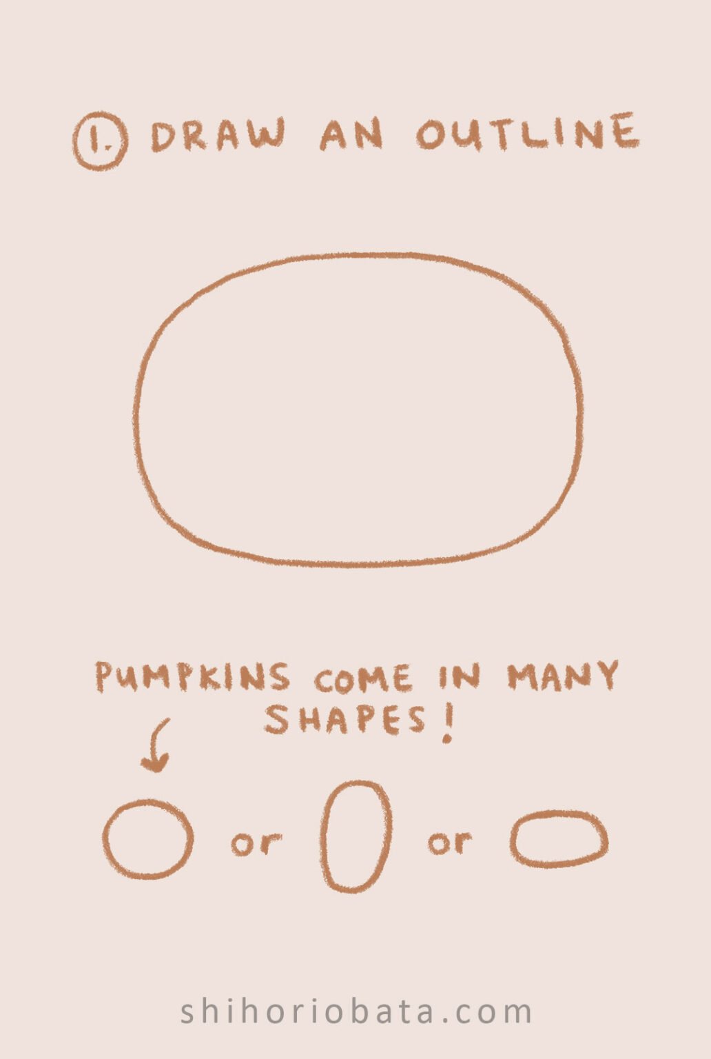 How to Draw a Pumpkin: Step-by-Step Easy Drawing Tutorial