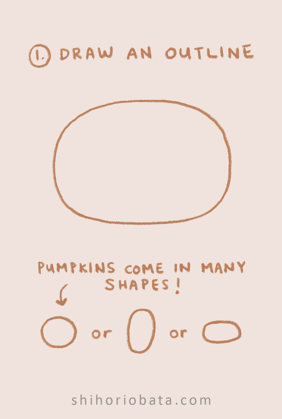 How to Draw a Pumpkin: Step-by-Step Easy Drawing Tutorial