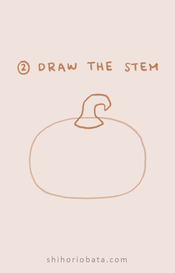 How to Draw a Pumpkin: Step-by-Step Easy Drawing Tutorial