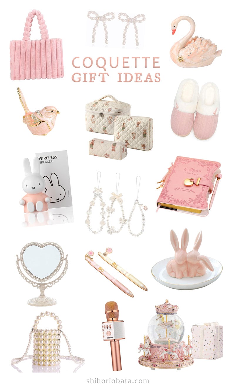 100+ Coquette Girly Gift Ideas from Amazon