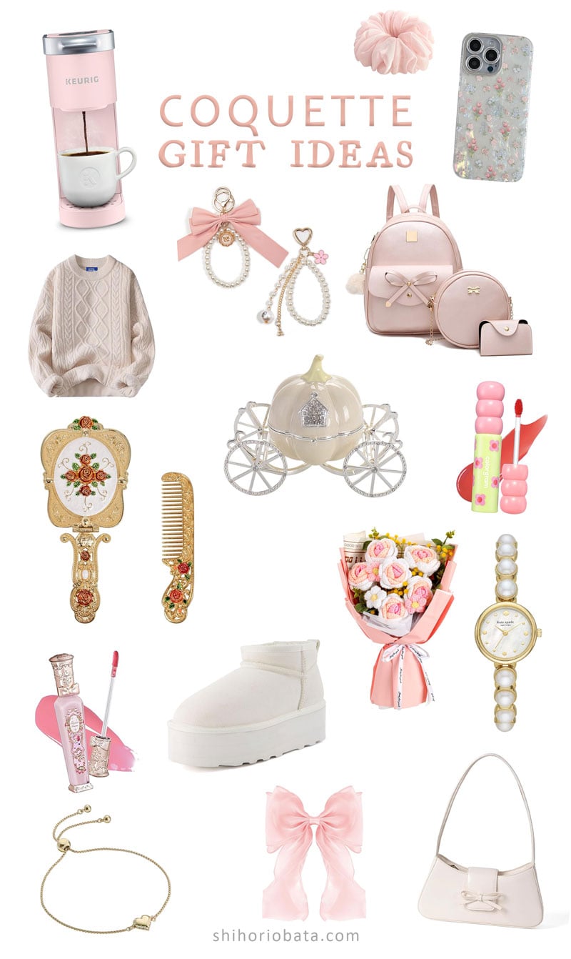 100+ Coquette Girly Gift Ideas from Amazon